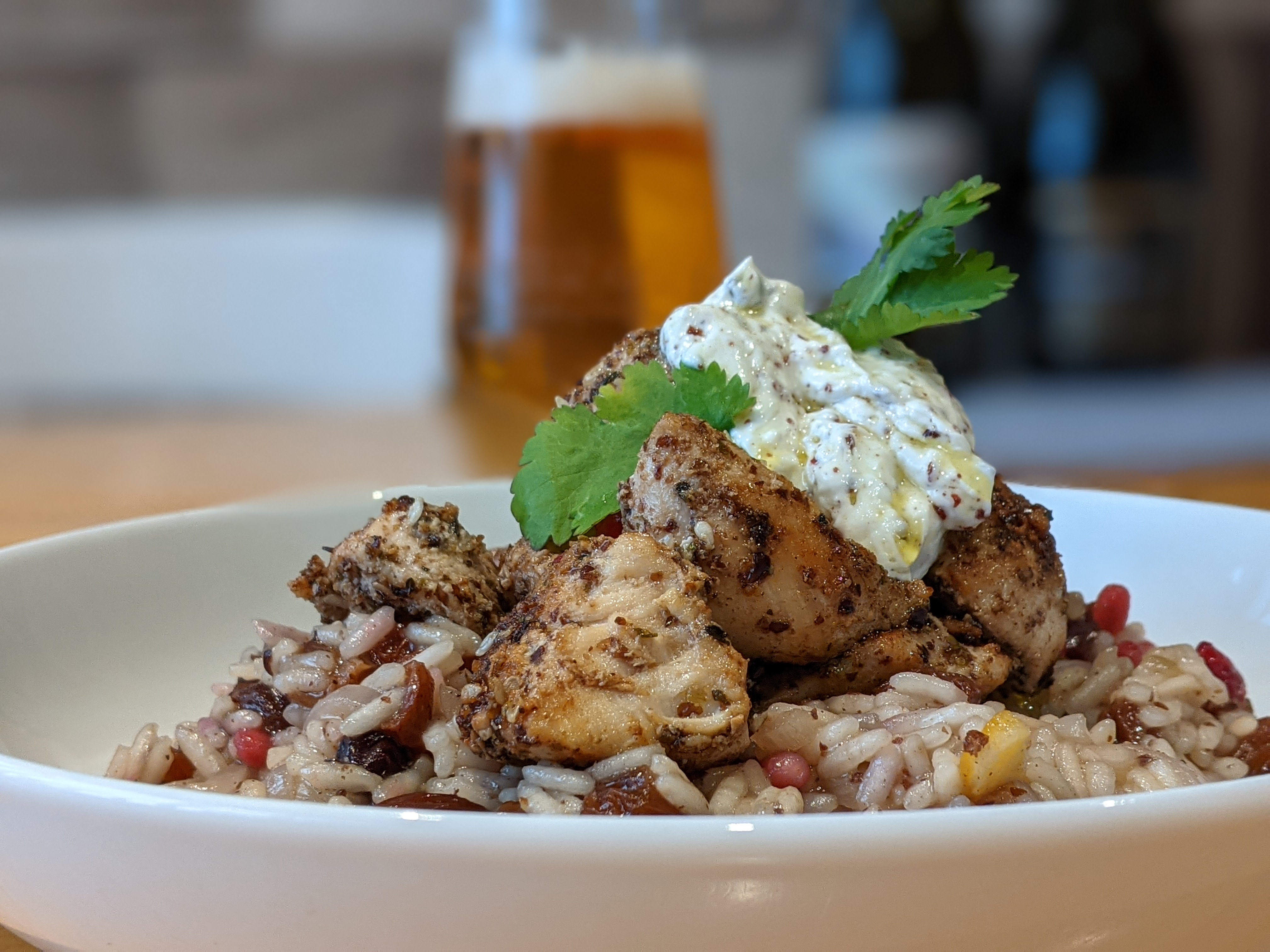 Za’atar chicken with jewelled rice – Lara Lou's food creation